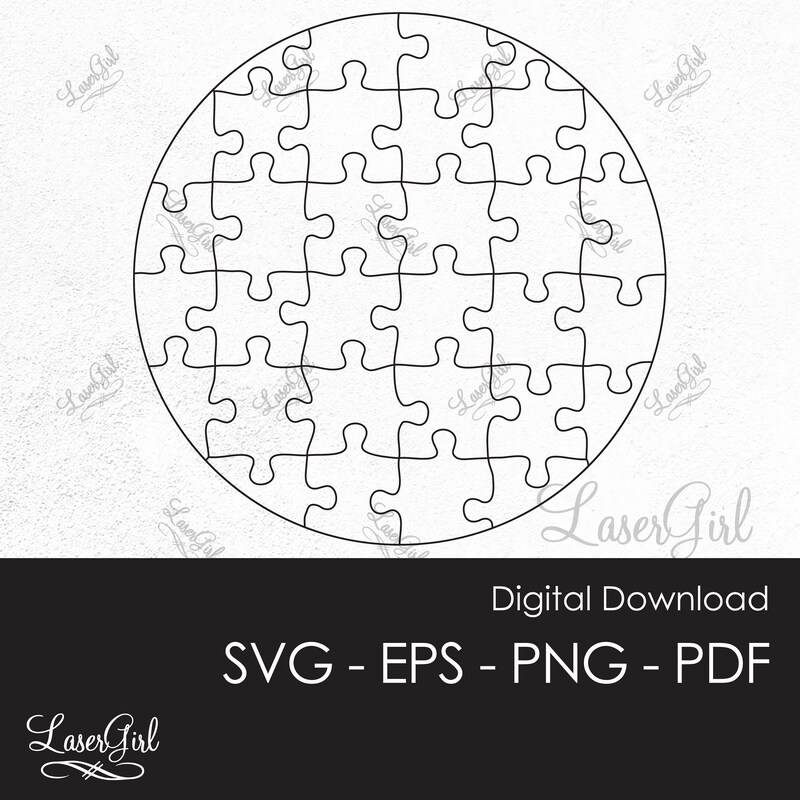 Round Jigsaw Puzzle - Etsy