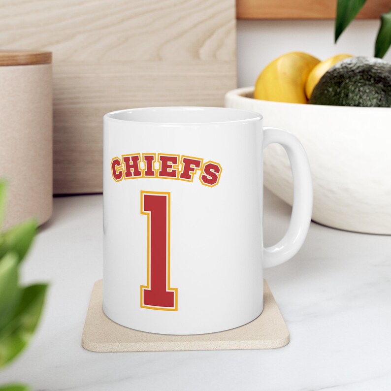 Chiefs Football Mug, 1 Chiefs Gift Mug, Kansas City Cup, Chiefs Fan ...