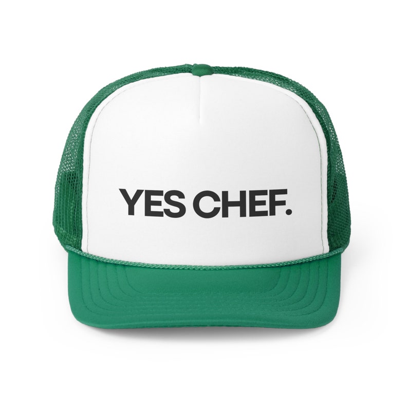 Yes Chef Trucker Hat, Yes Chef, the Bear Merch, Chef Hat, Gift for Chef ...