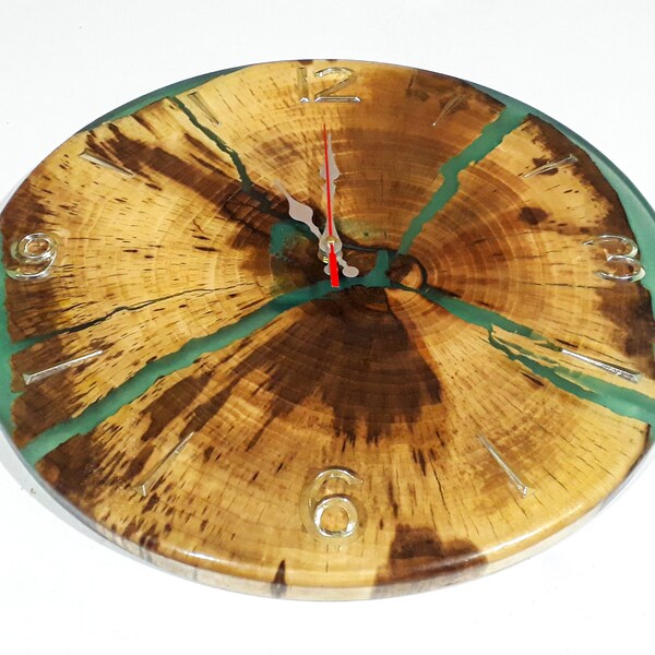 Epoxy Wall Clock - Etsy