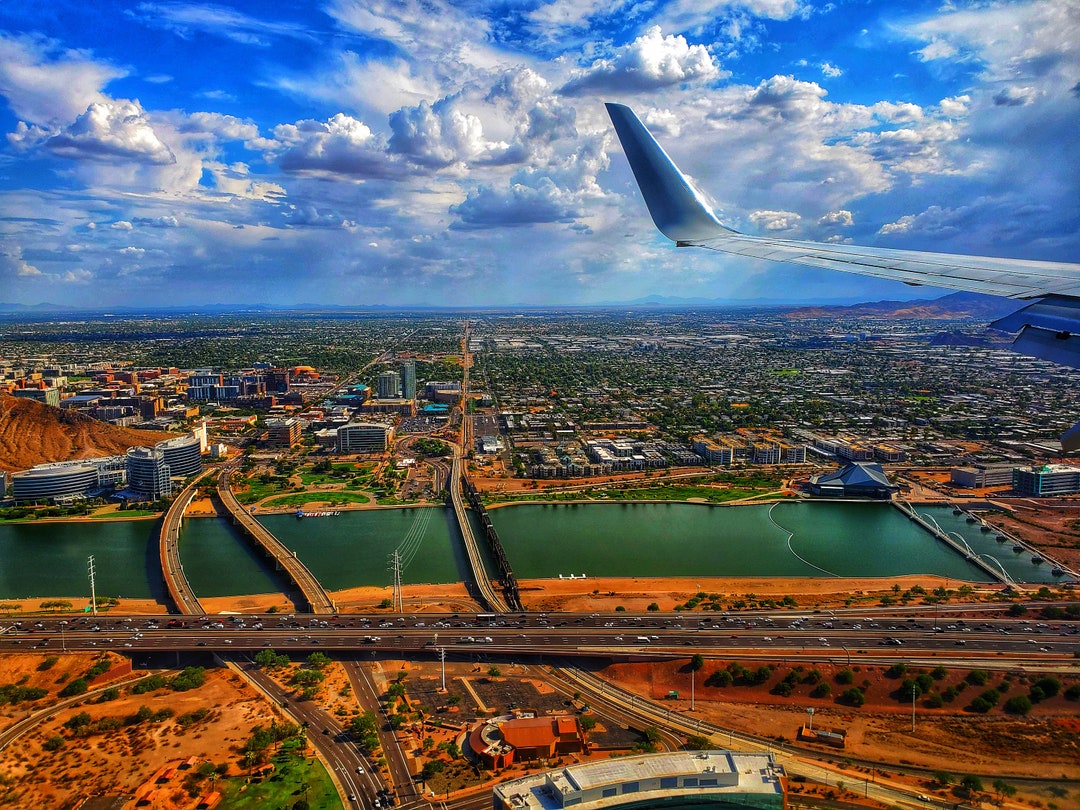 Travel Photo Arizona From the Sky Wall Art - Etsy