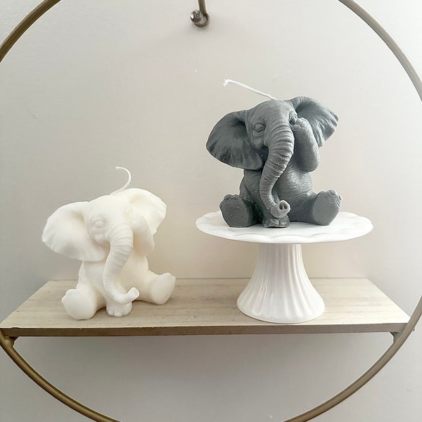 Elephant Candle - Etsy