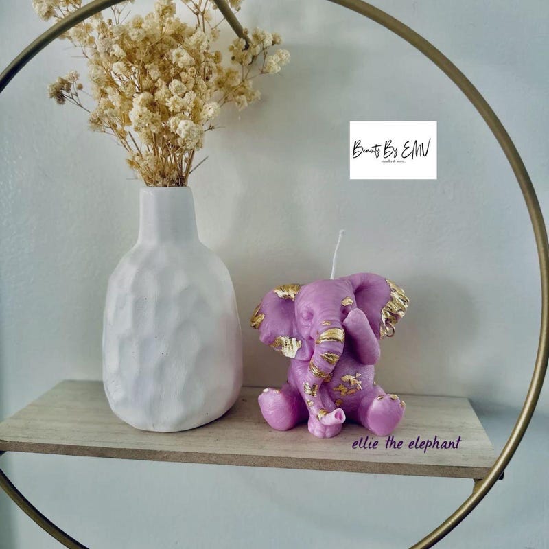 Elephant Candle - Etsy
