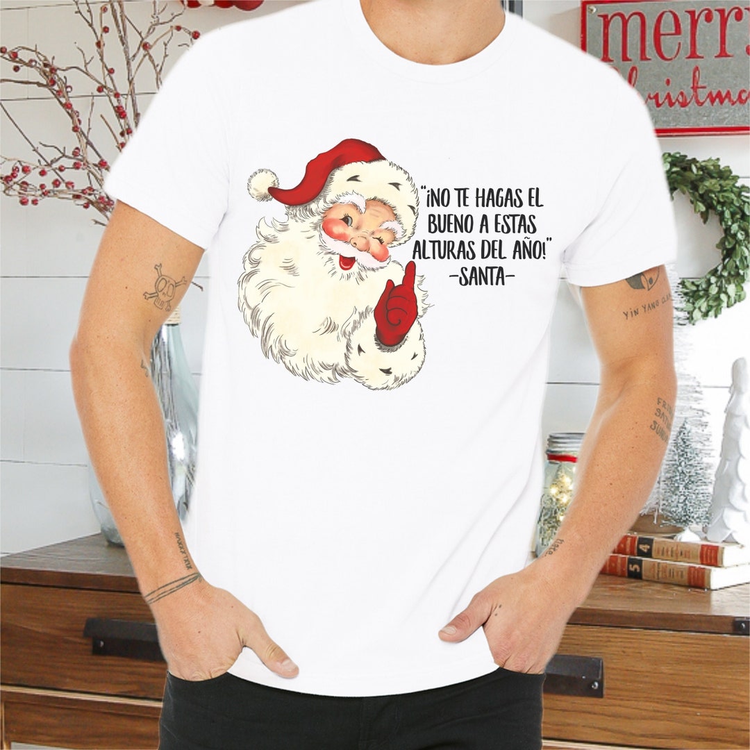 Camisa Navideña Chistosa, Funny Spanish Christmas Shirt, Cute Vintage ...