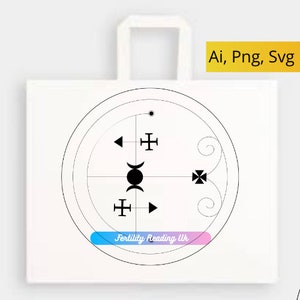 Fertility Custom Sigil Spell Art Svg Png Ai 1 One Dollar Niam3 - Etsy