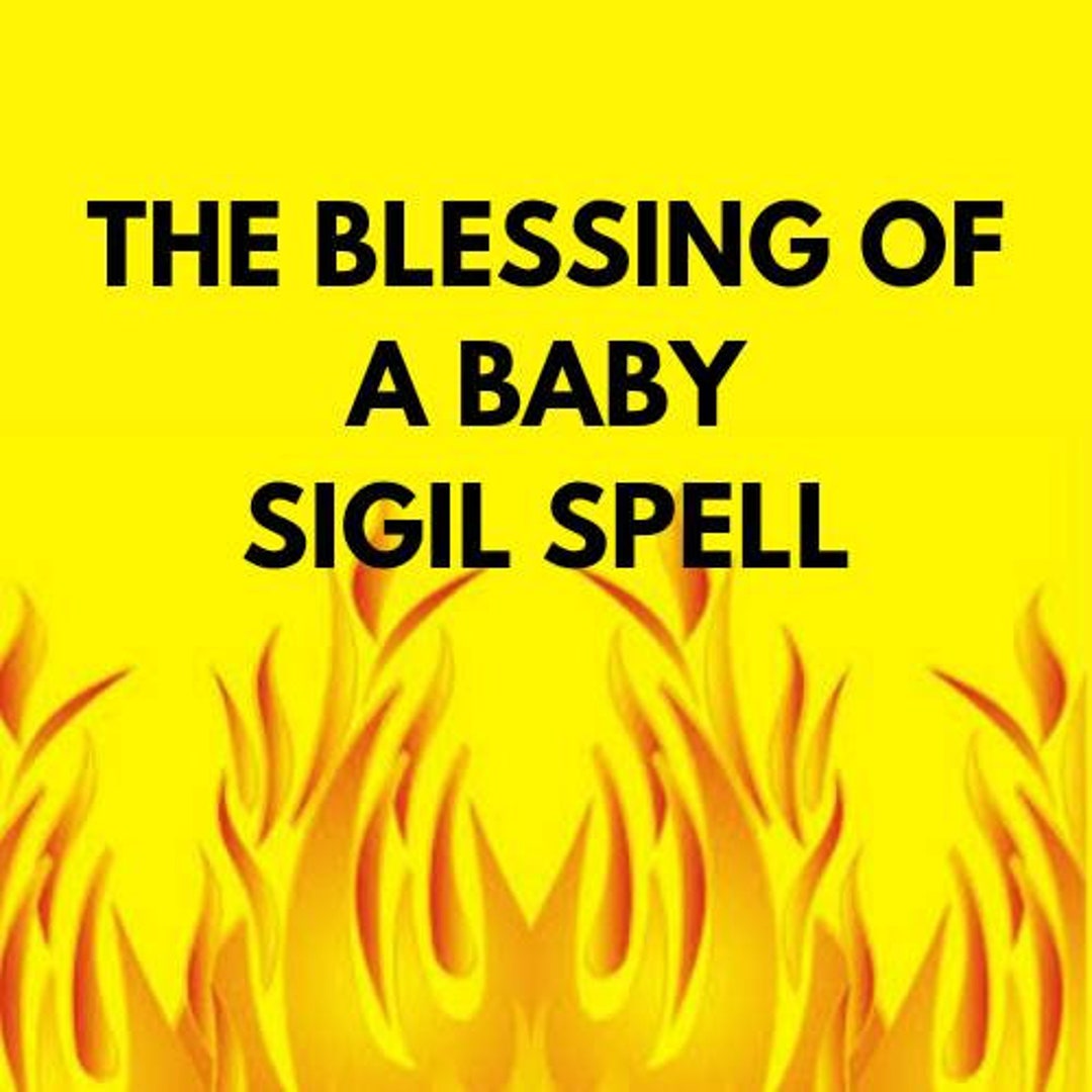 The Blessing of A Baby Custom Sigil Spell Art Svg Png Ai 1 One Dollar ...
