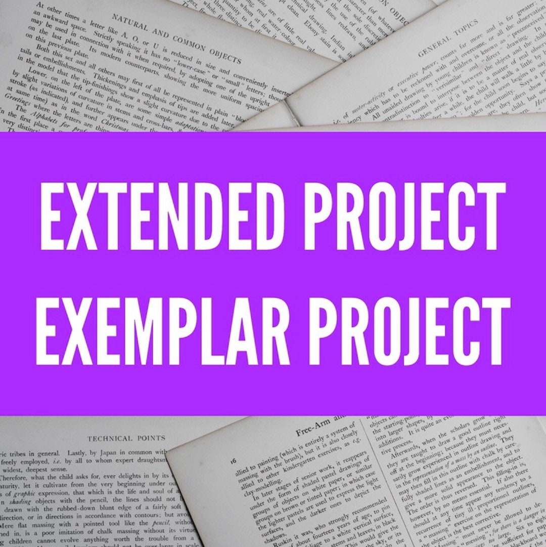 EPQ Extended Project Exemplar Bundle - Etsy