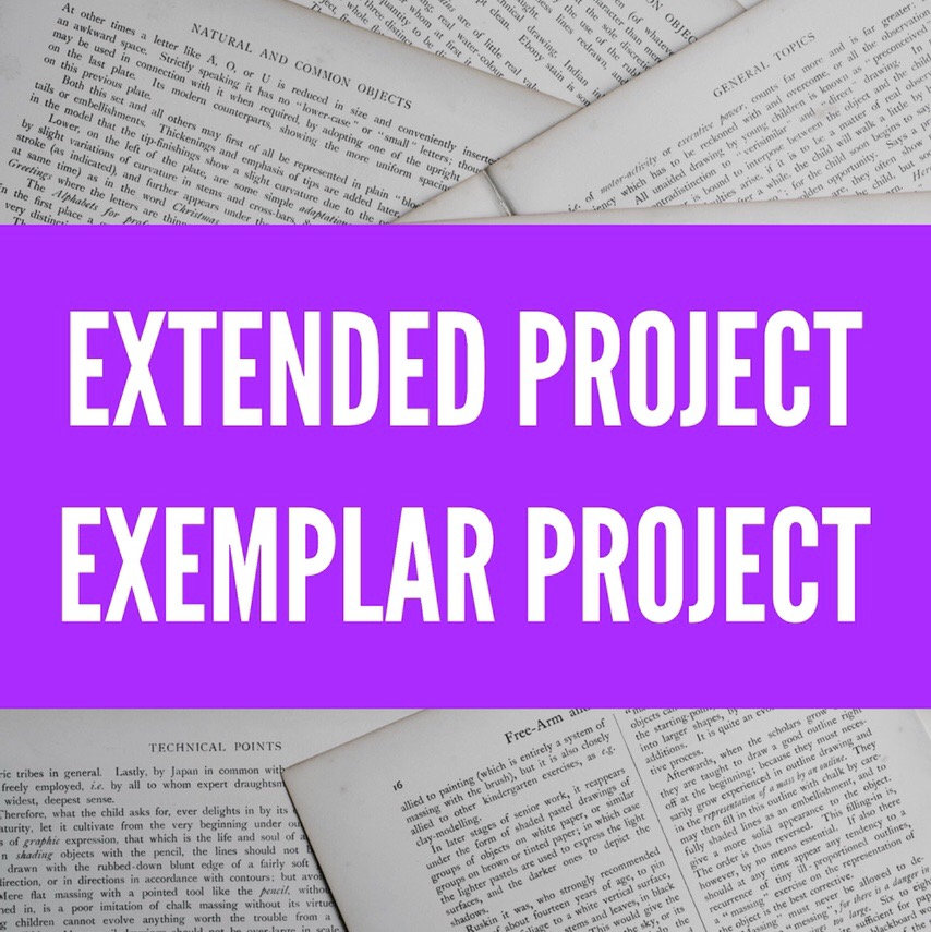 EPQ Extended Project Exemplar Bundle - Etsy