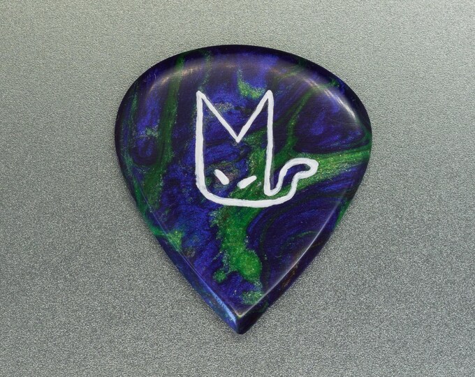 Resin Jazzy Raw Cat Pick - Etsy