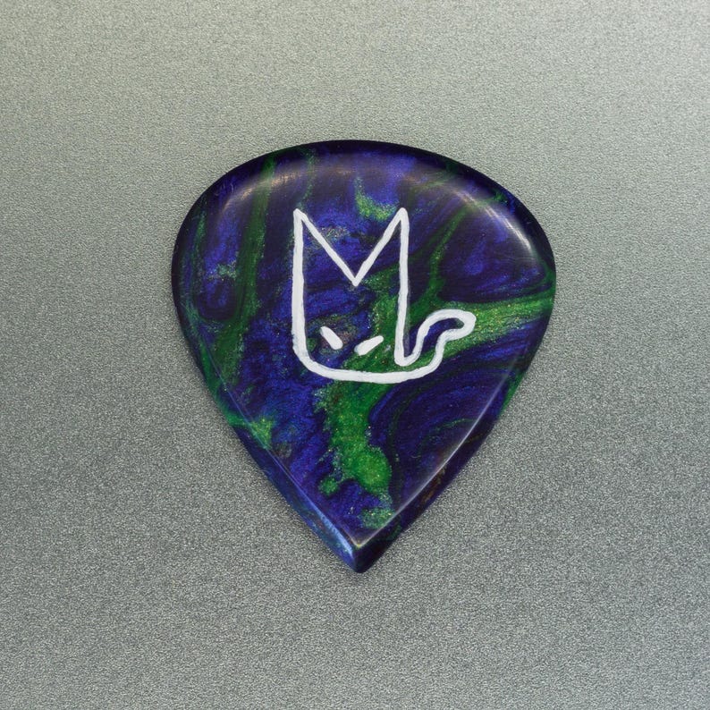 Resin Jazzy Raw Cat Pick - Etsy