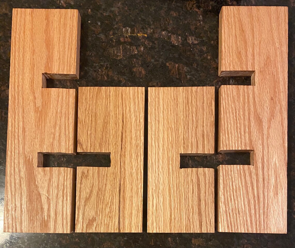 Handcrafted Oak Wood Wine Rack - Etsy