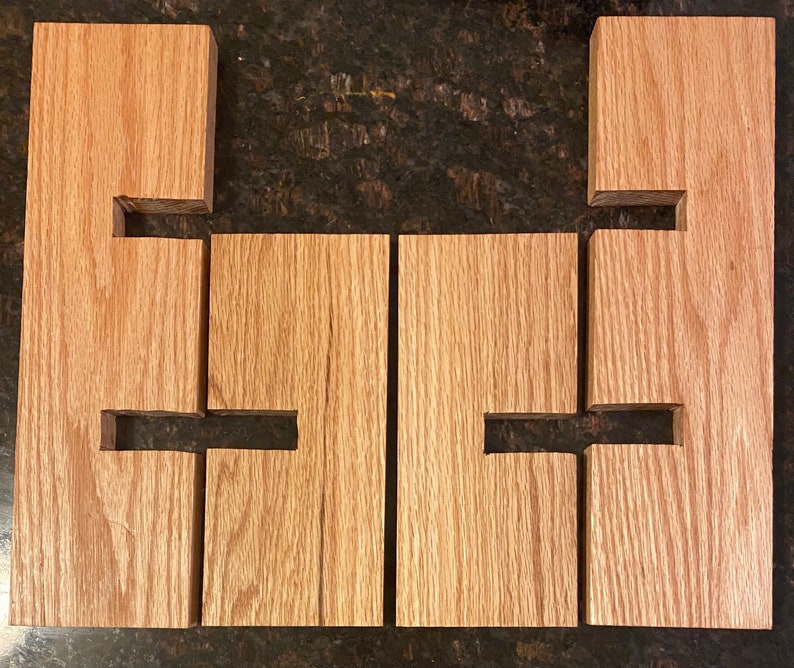 Handcrafted Oak Wood Wine Rack - Etsy