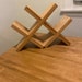 Handcrafted Oak Wood Wine Rack - Etsy