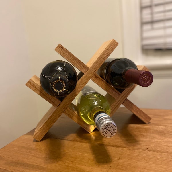 Simple Wood Wine Rack - Etsy