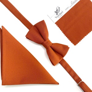 Rost Krawatte / Kupfer Rost Krawatte / Fliege / Hosenträger / | Etsy