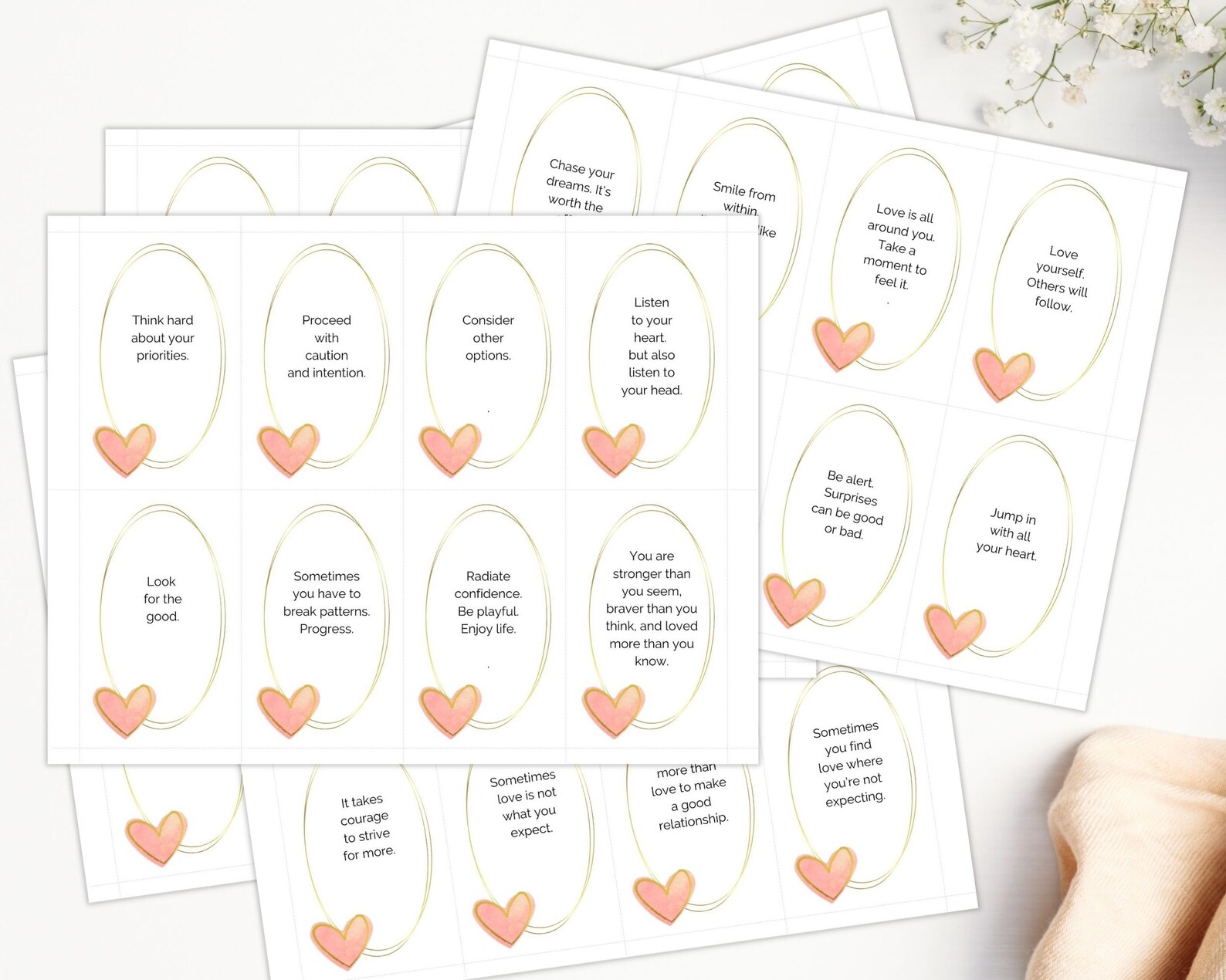 Love Oracle Deck Printable Oracle Romance Oracle Cards for | Etsy