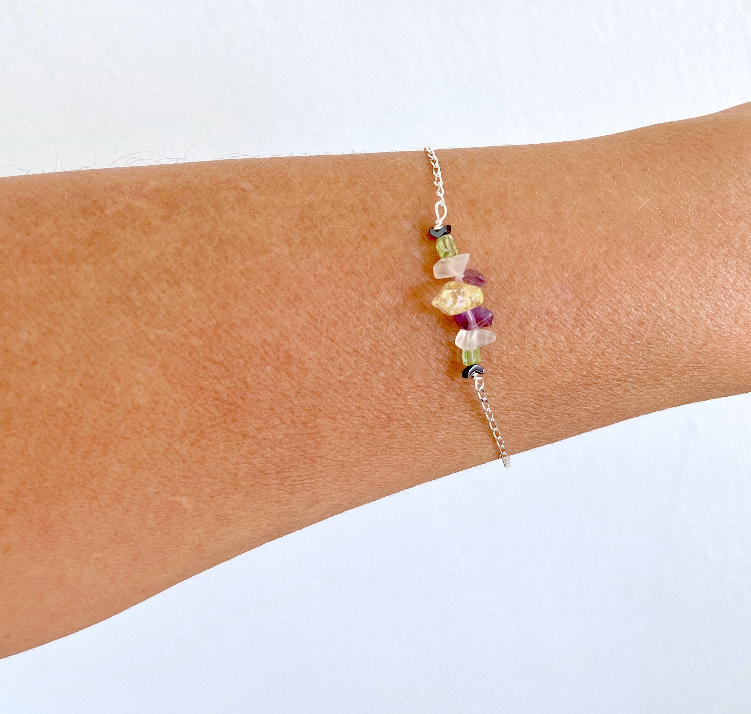 Calming Bracelet Anxiety Bracelet Mindfulness Gift Amethyst | Etsy