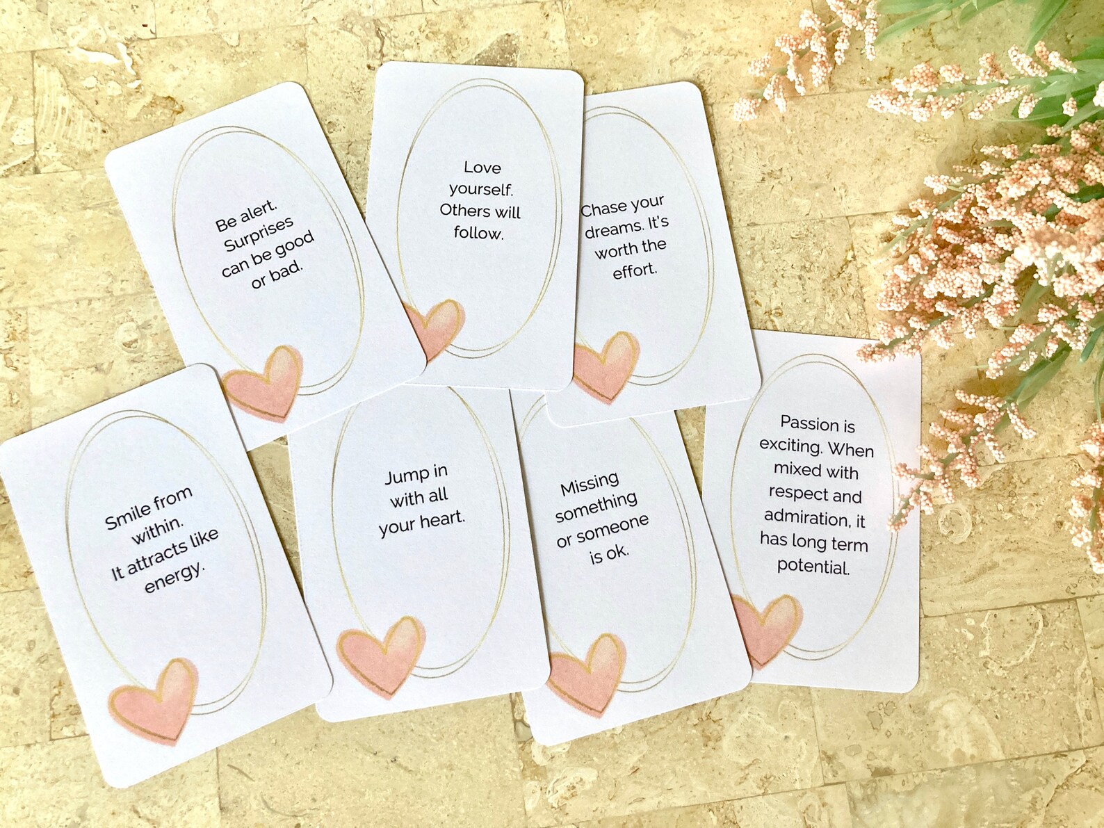 Love Oracle Deck Printable Oracle Romance Oracle Cards for | Etsy