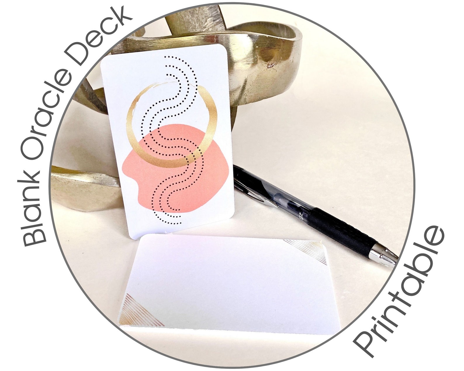 Blank Oracle Deck Blank Oracle Cards Printable Oracle Blank - Etsy UK