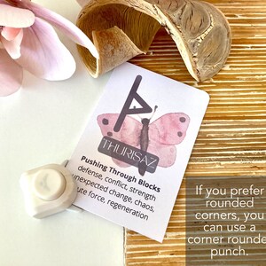 Butterfly Rune Deck, Printable Rune Cards, Rune Set, Oracle Deck ...