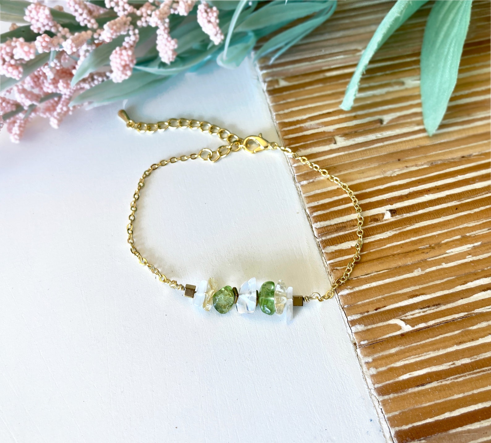 Calming Bracelet Anxiety Bracelet Mindfulness Gift Quartz - Etsy