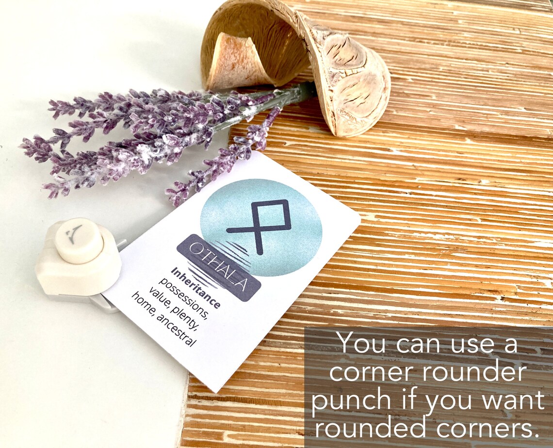 Rune Deck Printable Rune Cards Rune Set Oracle Deck Oracle | Etsy