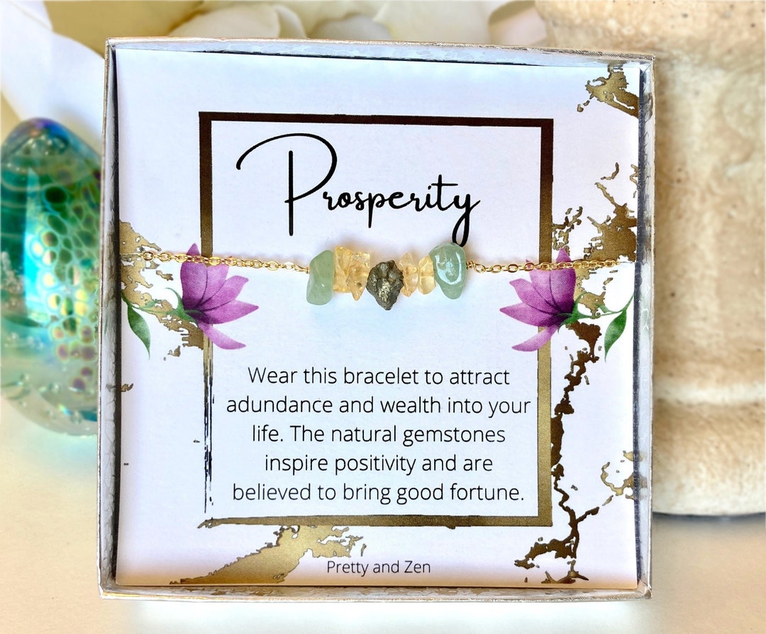 Prosperity Bracelet Abundance Bracelet Money Wealth Bracelet Dainty ...