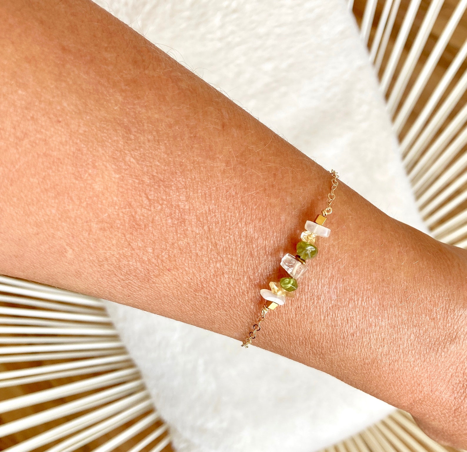 Calming Bracelet Anxiety Bracelet Mindfulness Gift Quartz - Etsy
