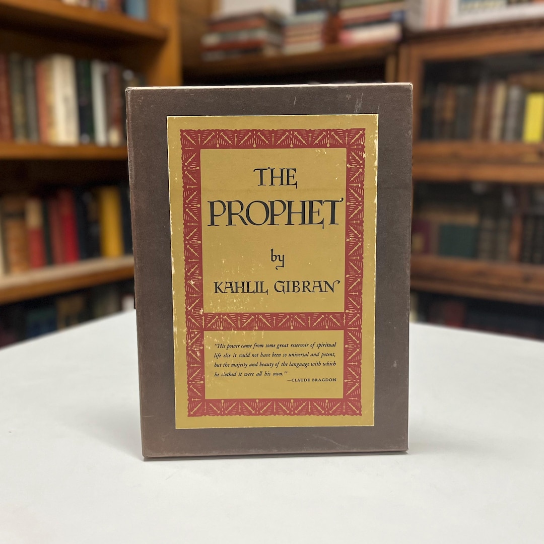 The Prophet by Kahlil Gibran 1981 Illustrated Slipcase Edition 26 Prose ...