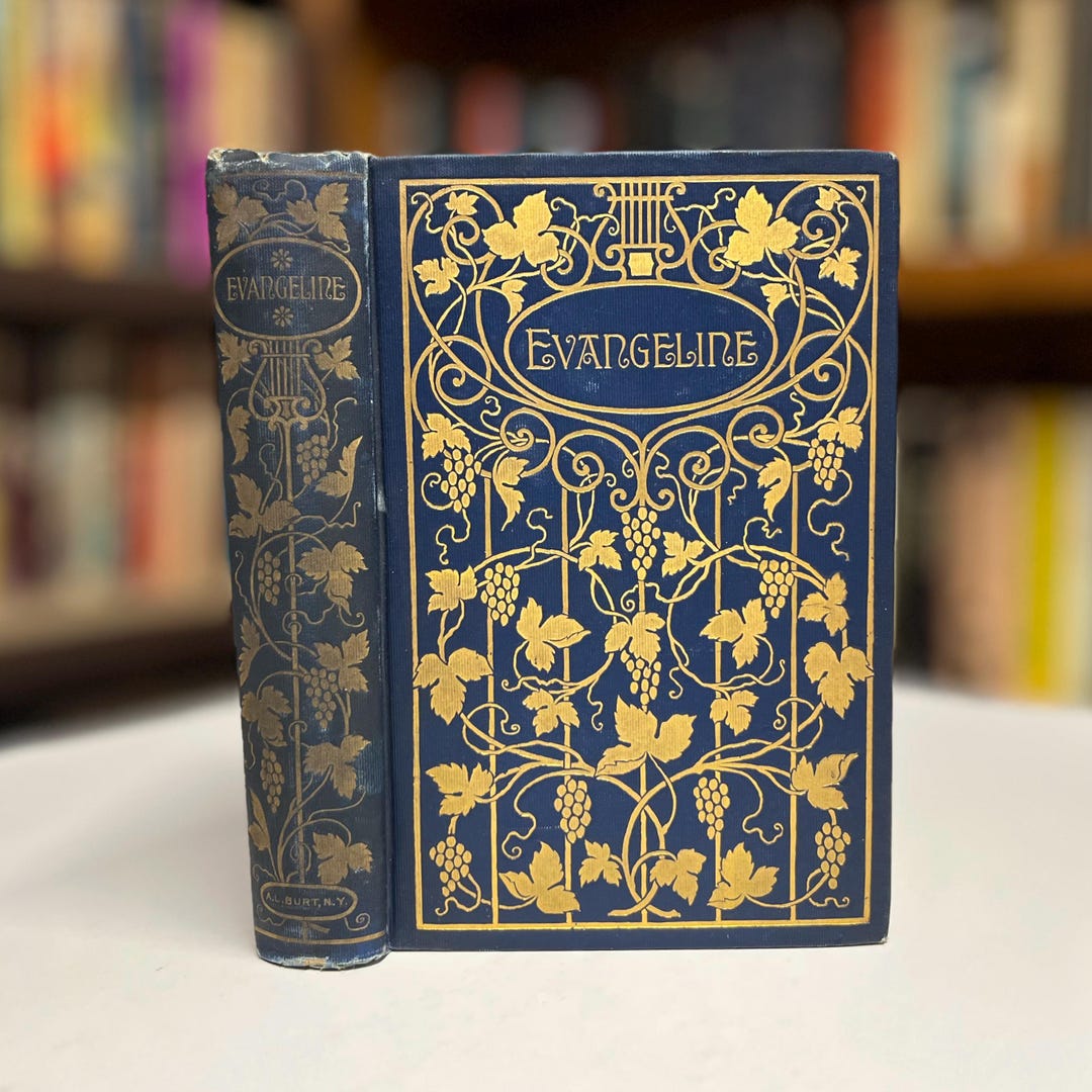 Evangeline by Henry Wadsworth Longfellow 1900 Victorian Hardcover ...