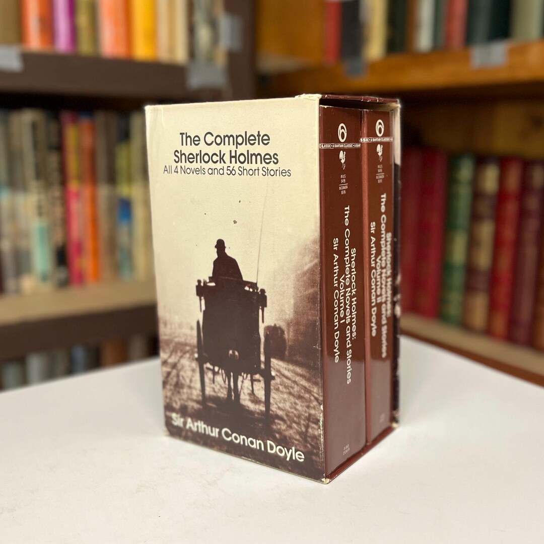 The Complete Sherlock Holmes 1986 Paperback Box Set All 4 Novels and 56 ...