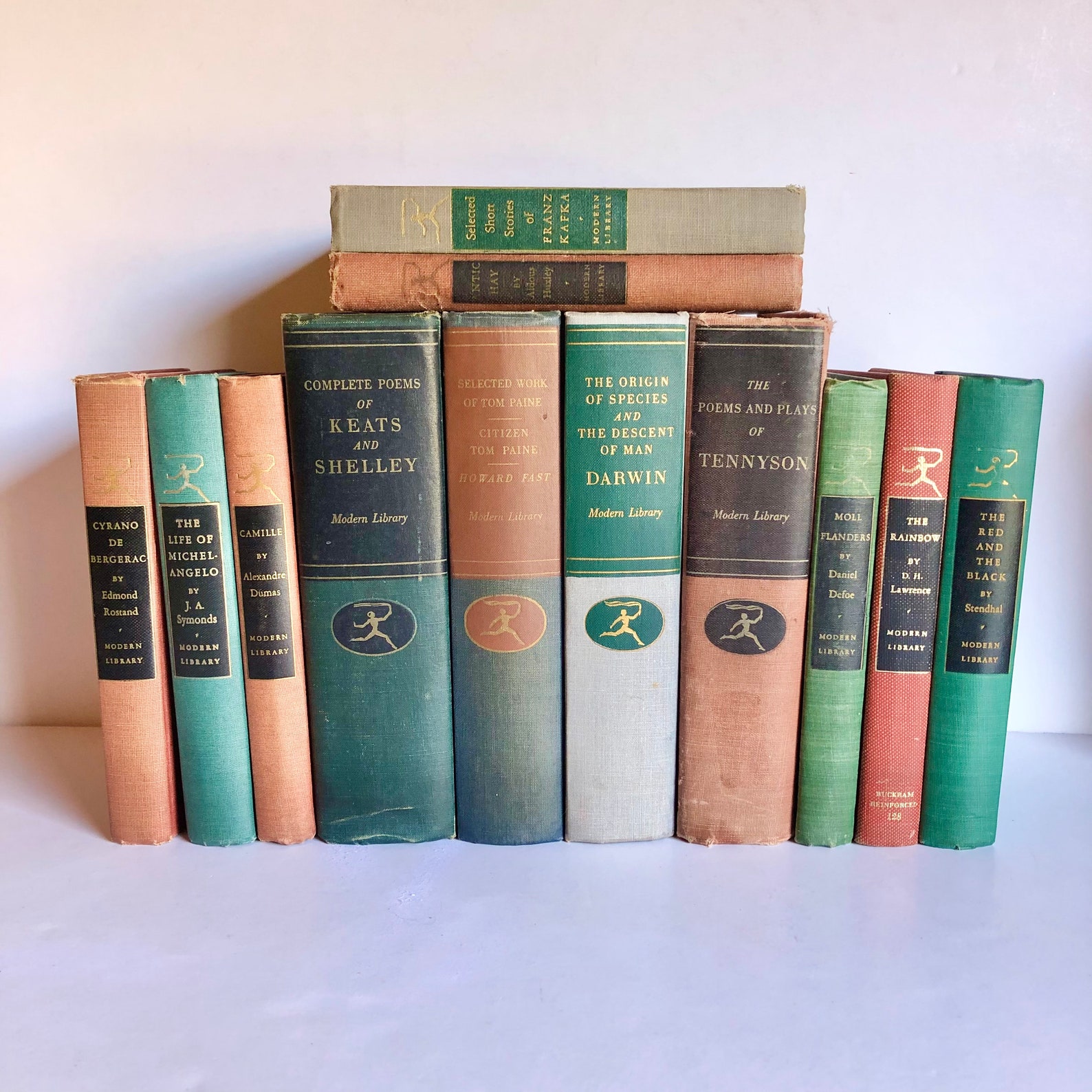 Modern Library Books vintage Colorful Classics sold - Etsy