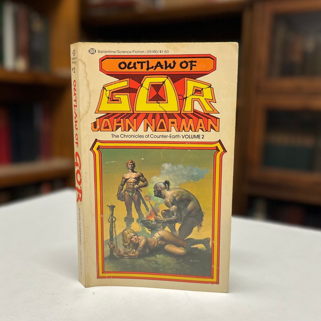 Outlaw of Gor by John Norman Vintage Science Fiction Del Rey Ballantine ...