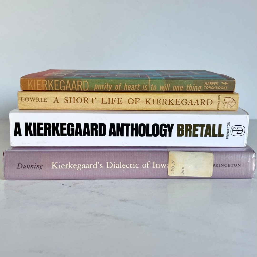 Kierkegaard Philosophy Four Book Set - Kierkegaard Anthology ...