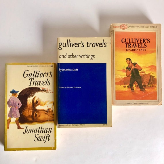 Original Gullivers Travels Book Cover