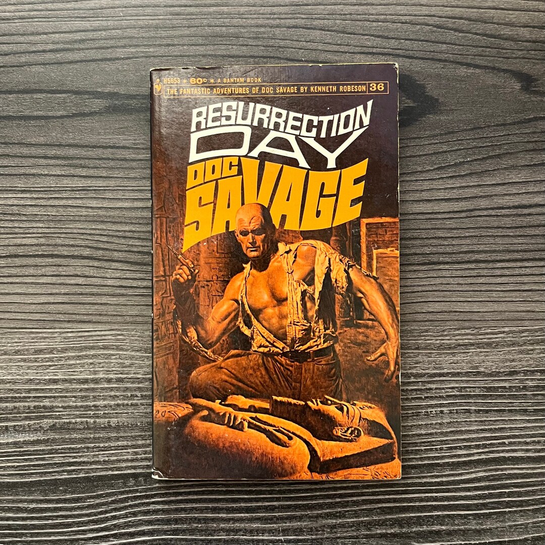 Doc Savage 36 Resurrection Day Vintage 1969 Pulp Fiction Paperback ...
