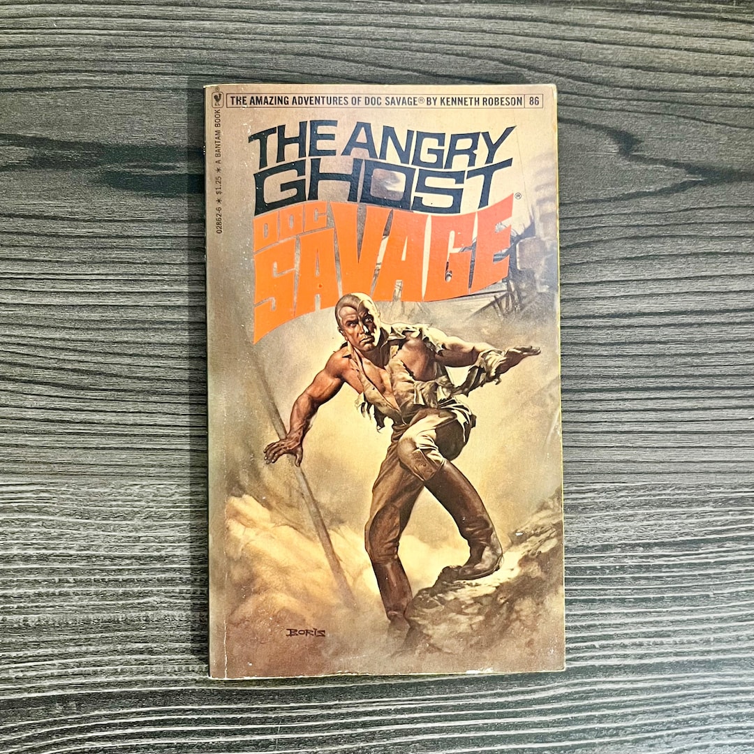 Doc Savage 86 the Angry Ghost Vintage 1977 Pulp Fiction Paperback ...