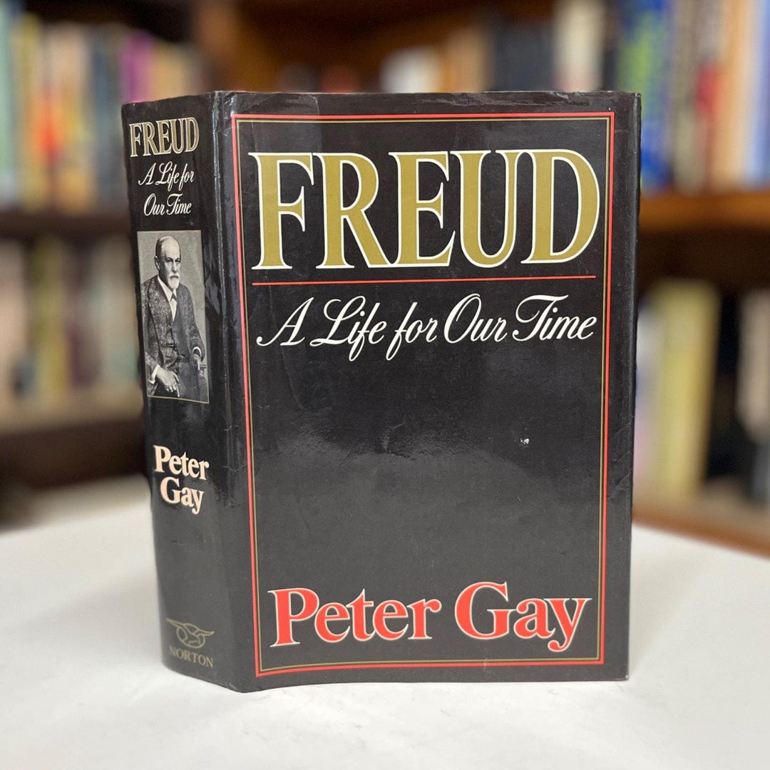 Freud: A Life for Our Time by Peter Gay 1988 First Edition Illustrated ...