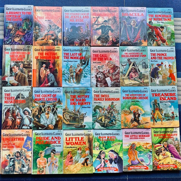 Illustrated Classics - Etsy