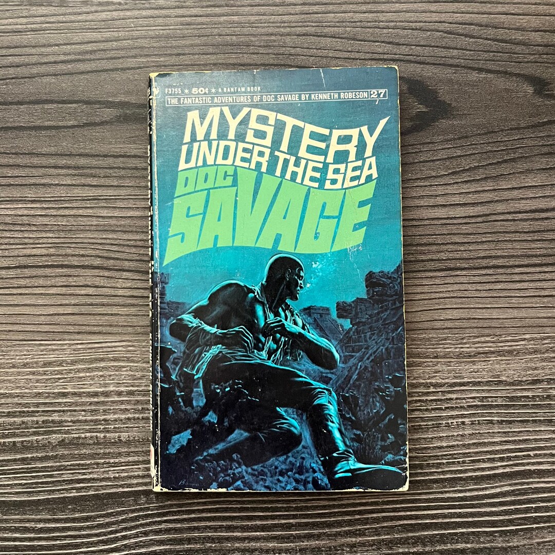 Doc Savage #27 Mystery Under the Sea - Vintage 1968 - Pulp Fiction ...