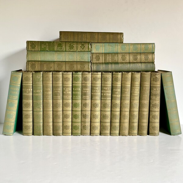 Green Books - Etsy