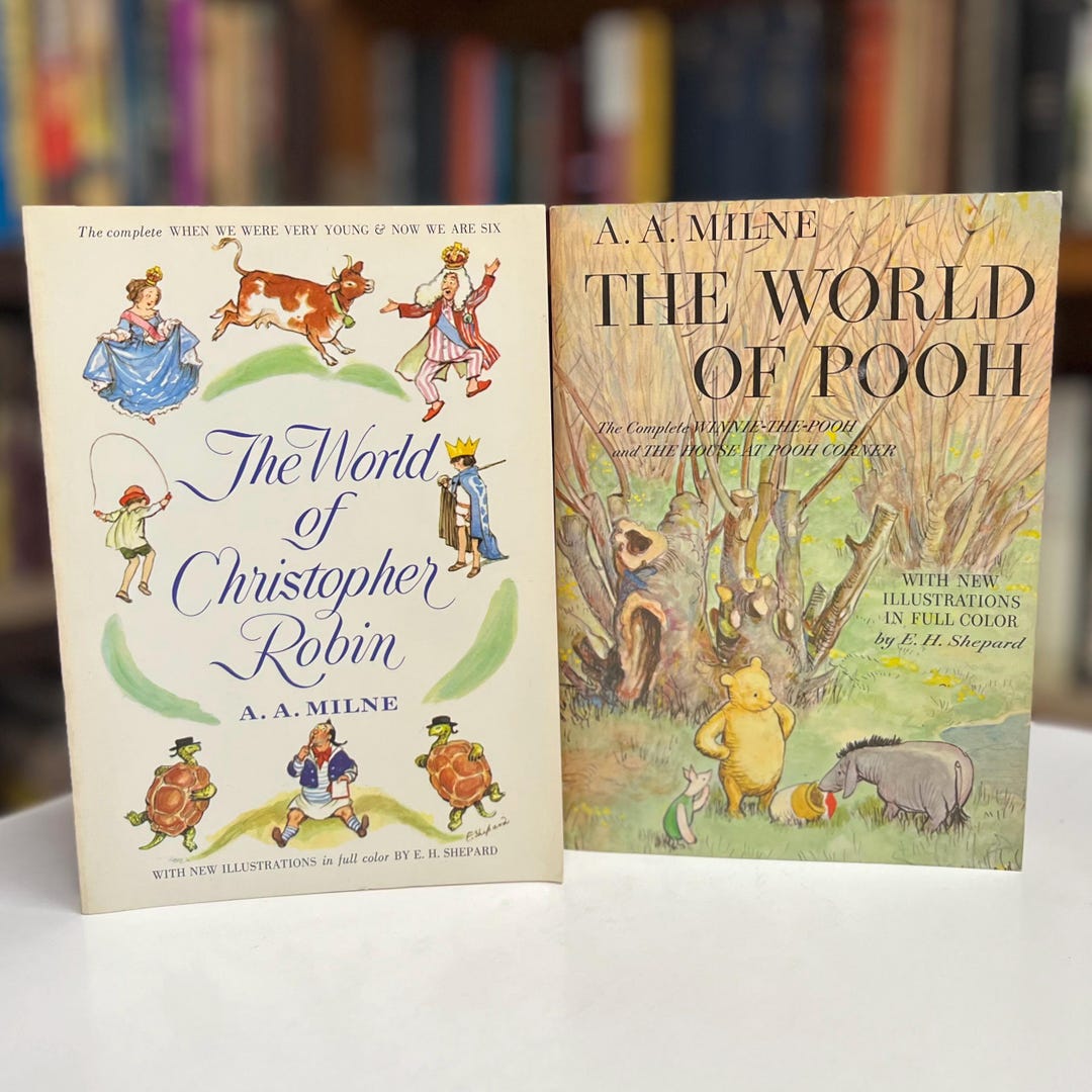 The World of Pooh & Christopher Robin by A.A. Milne 1957-58 Two Volume ...