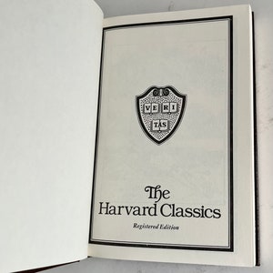 Harvard Classics Vintage Collectors Edition With Gold Gilded Top Edge ...