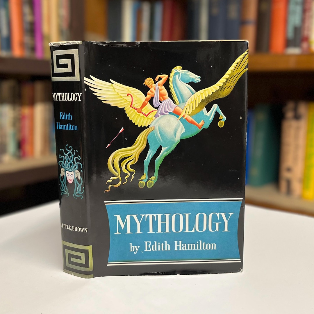 Mythology by Edith Hamilton Illustrated Hardcover Book in Original Dust ...