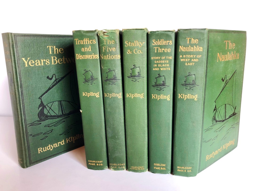 Rudyard Kipling Books First Authorized American Editions Antiquarian ...