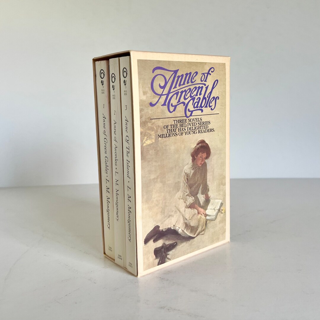 Anne of Green Gables Vintage 1987 Box Set by L.M. Montgomery - Three ...