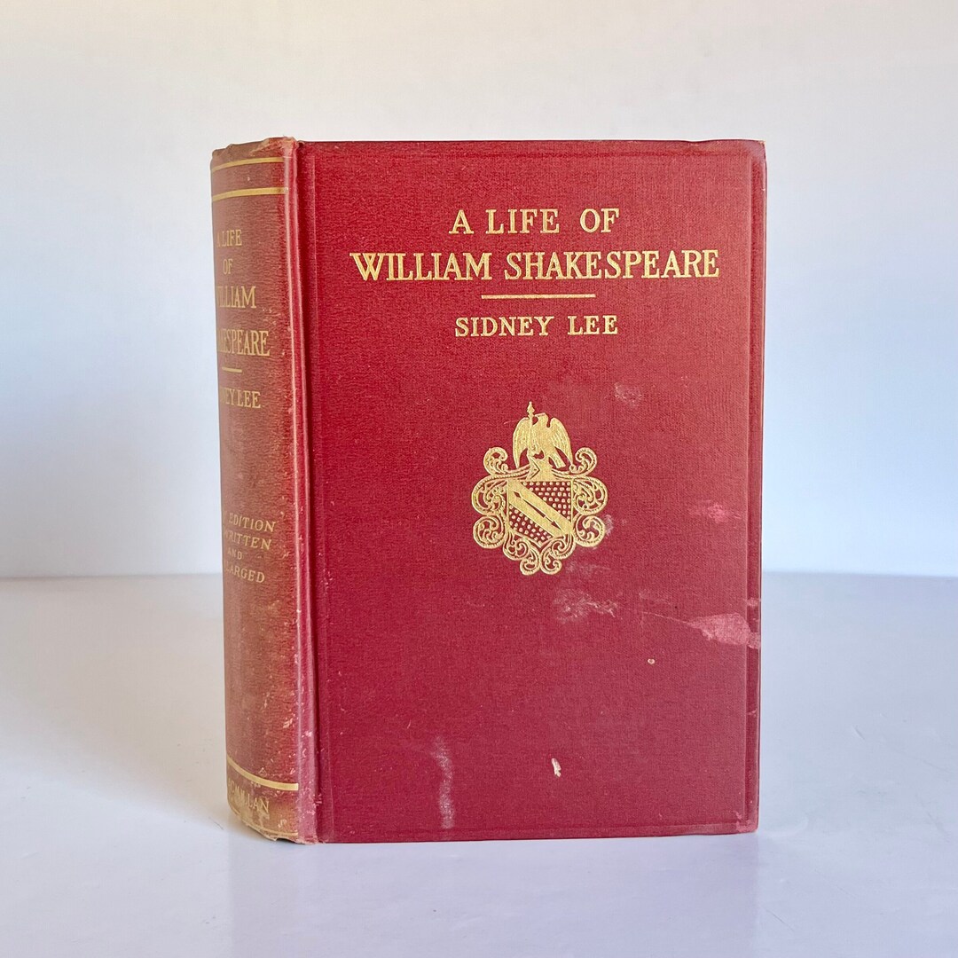 A Life of William Shakespeare by Sidney Lee Antiquarian Illustrated ...