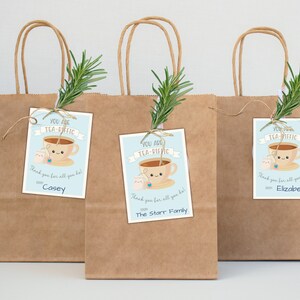 PRINTABLE You Are Tea-riffic! Thank You Appreciation Tags, Appreciation ...