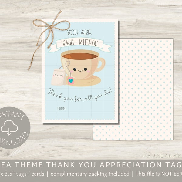 Printable Tea - Etsy