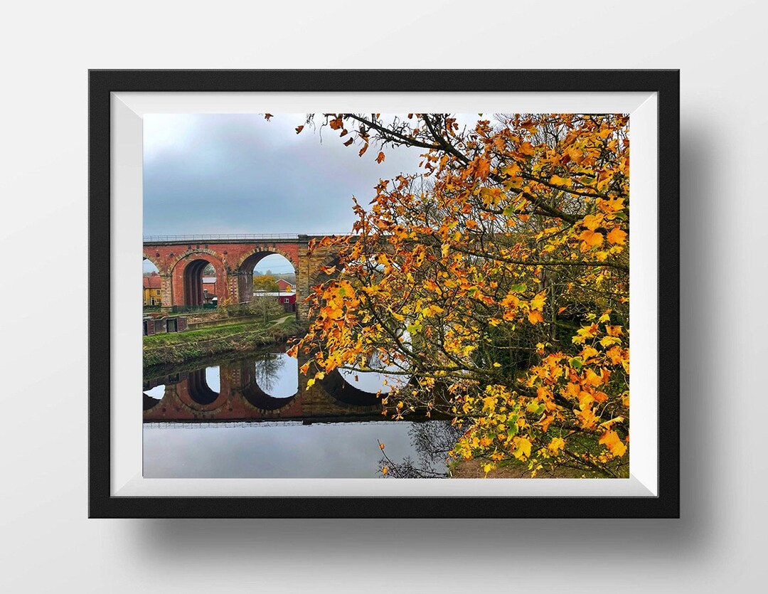 Yarm Viaduct Autumn Photo, Yarm Art, Photographic Print, Landscape ...